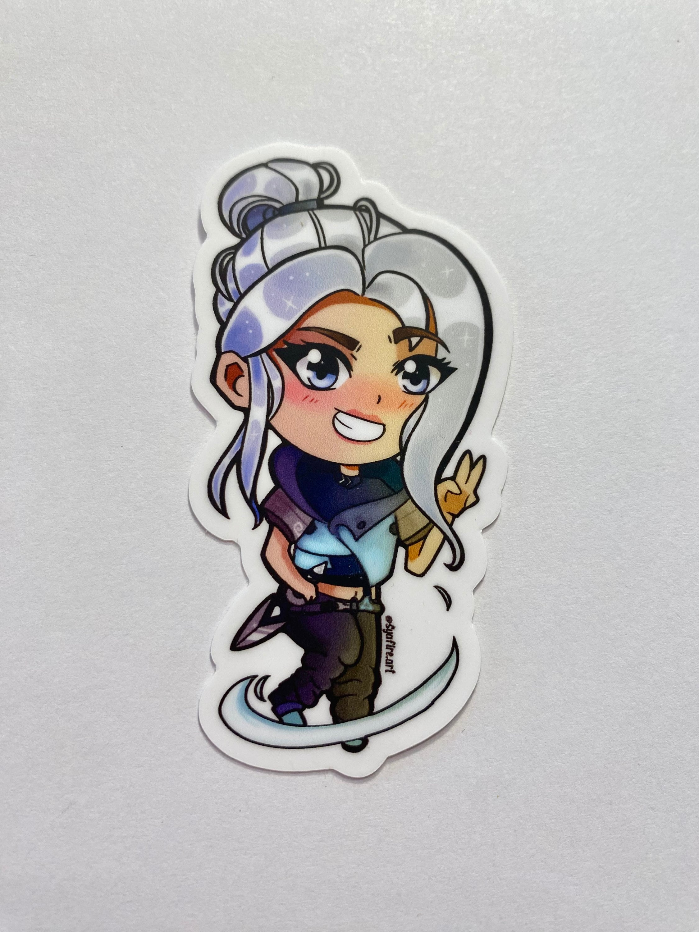Chibi Jett - Valorant - Etsy