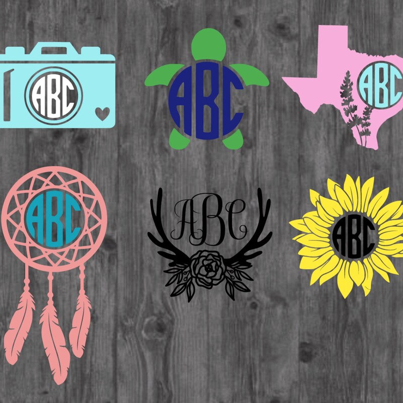 Monogram Decal - Etsy