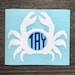Beach Monogram Decal | Monogram Car Decal | Monogram Yeti Decal ...