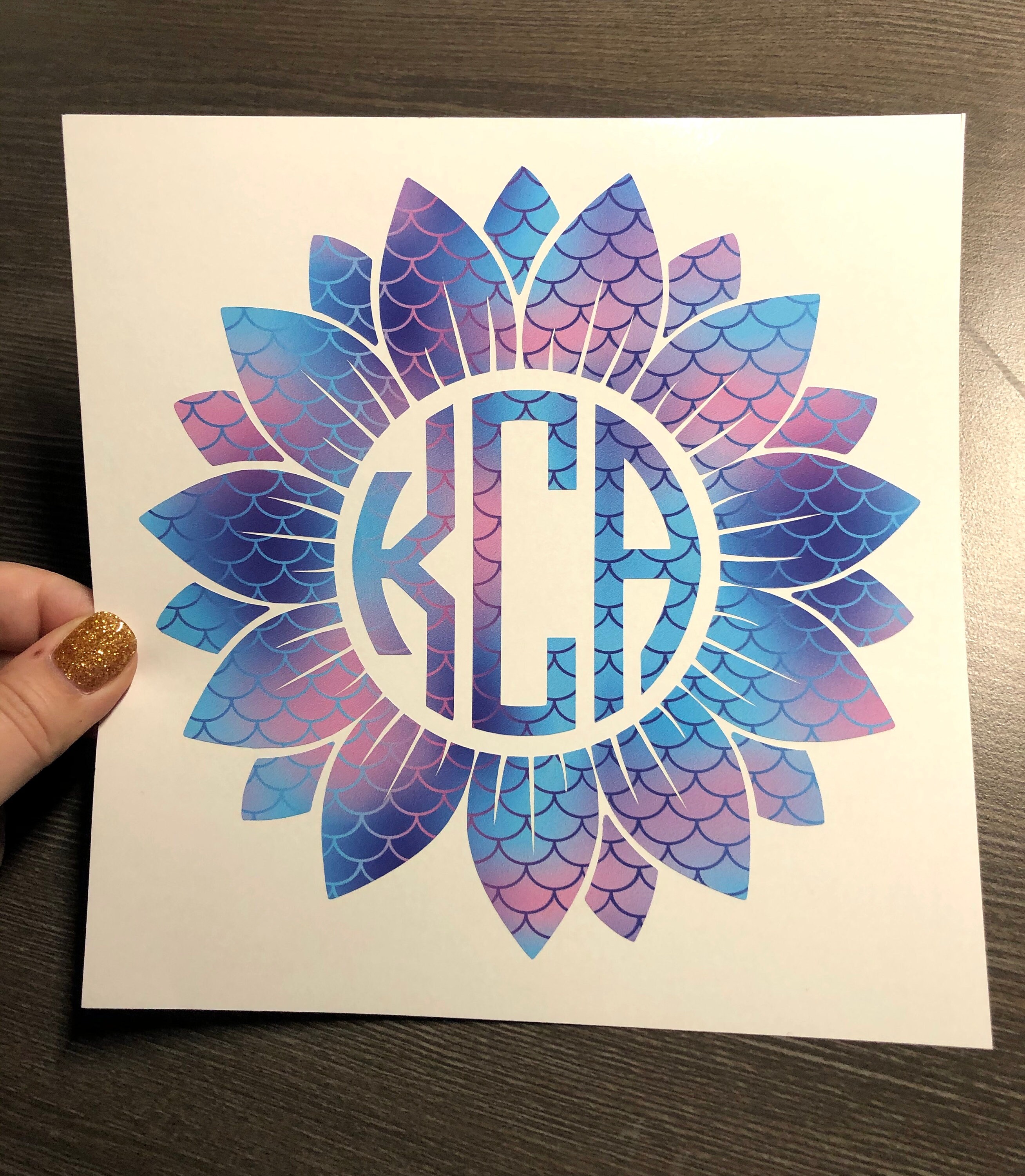 Monogram Decal Monogram Car Decal Monogram Yeti Decal | Etsy