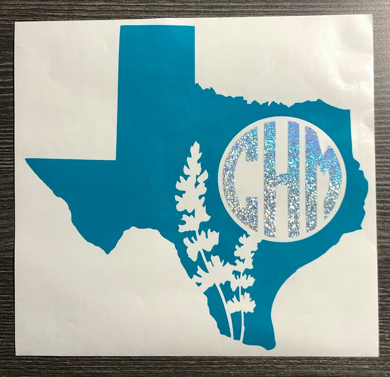 Personalized Monogram Decal Monogram Car Decal Monogram - Etsy