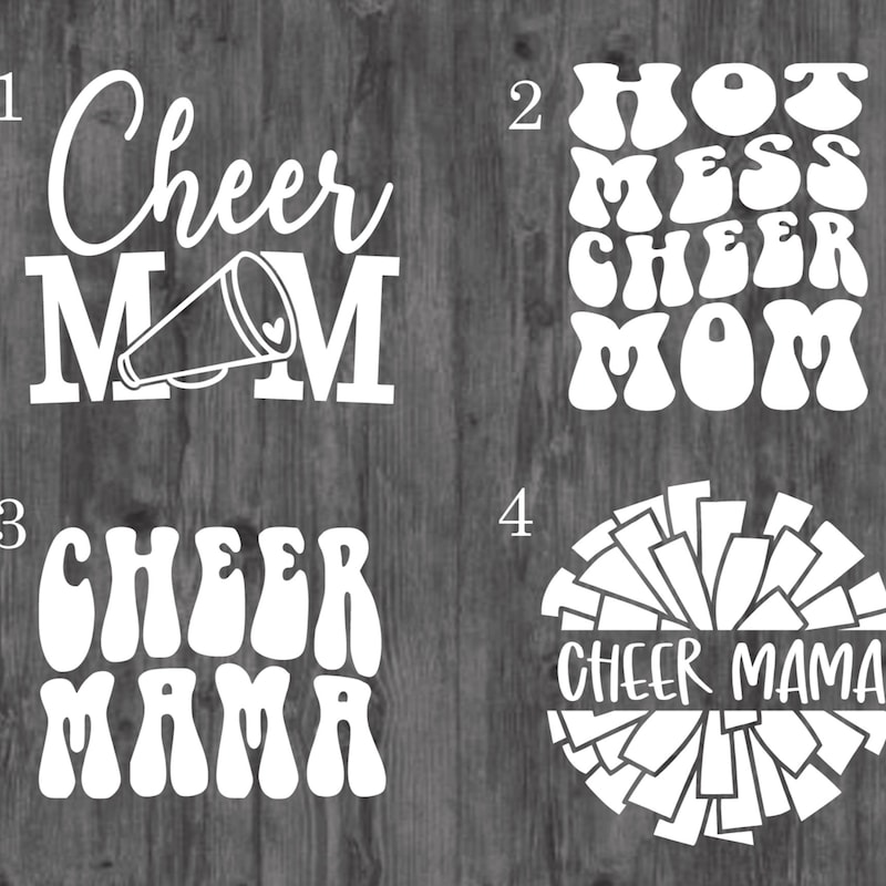 Cheer Mom Decal Press - Etsy