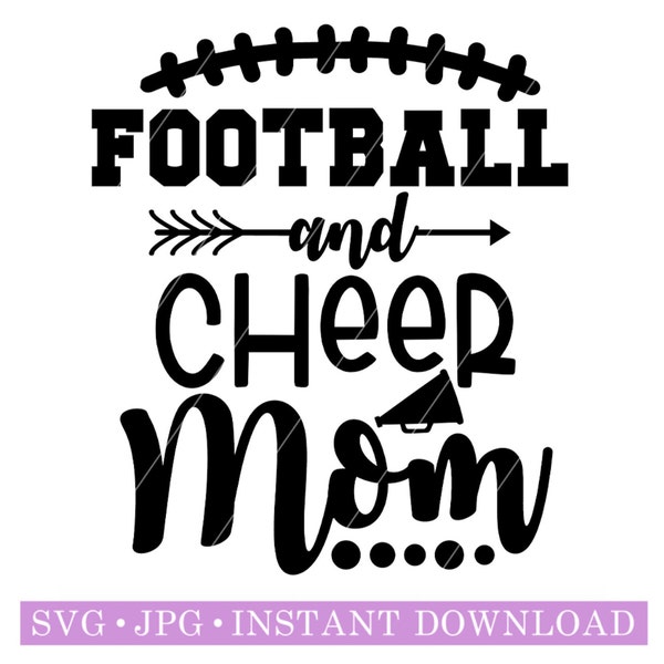Football and Cheer Svg - Etsy