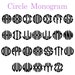 Beach Monogram Decal | Monogram Car Decal | Monogram Yeti Decal ...