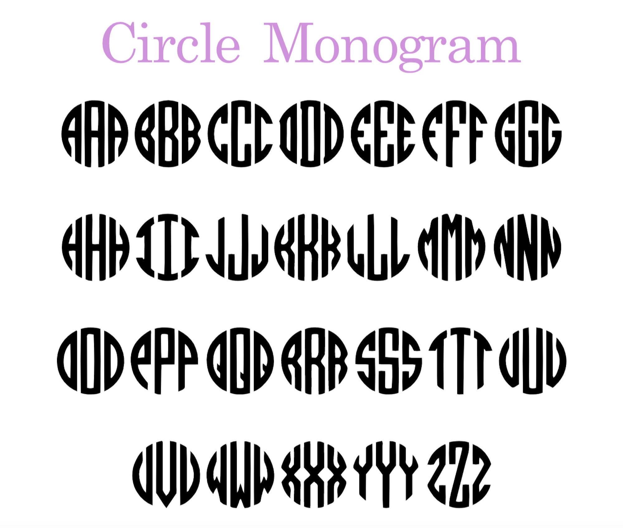 Country Monogram Decals Monogram Car Decal Monogram Yeti - Etsy