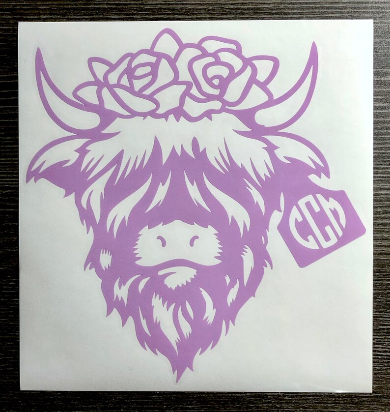 Country Monogram Decals Monogram Car Decal Monogram Yeti - Etsy