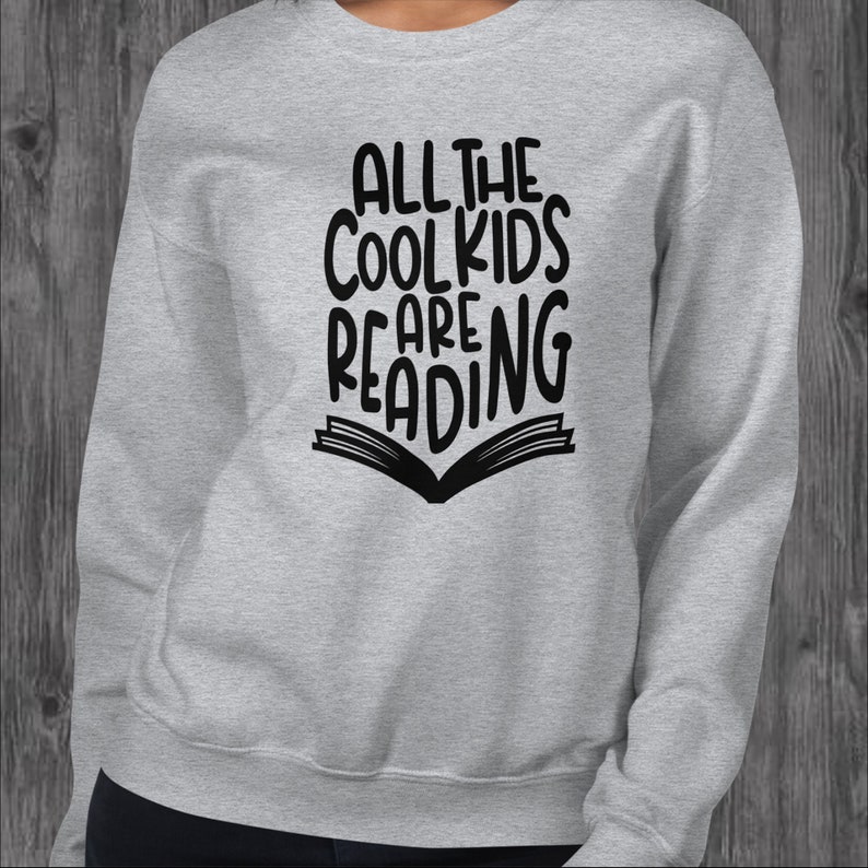 All the Cool Kids Are Reading | Digital File | SVG | PNG | Instant ...