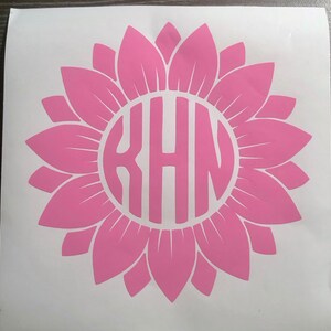 Monogram Decal | Monogram Car Decal | Monogram Yeti Decal | Monogram ...