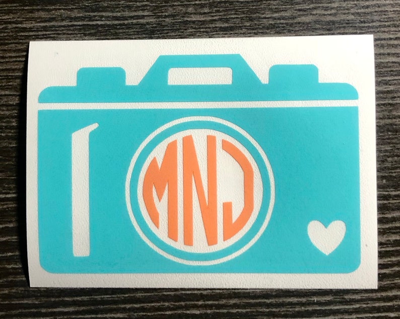 Personalized Monogram Decal Monogram Car Decal Monogram | Etsy