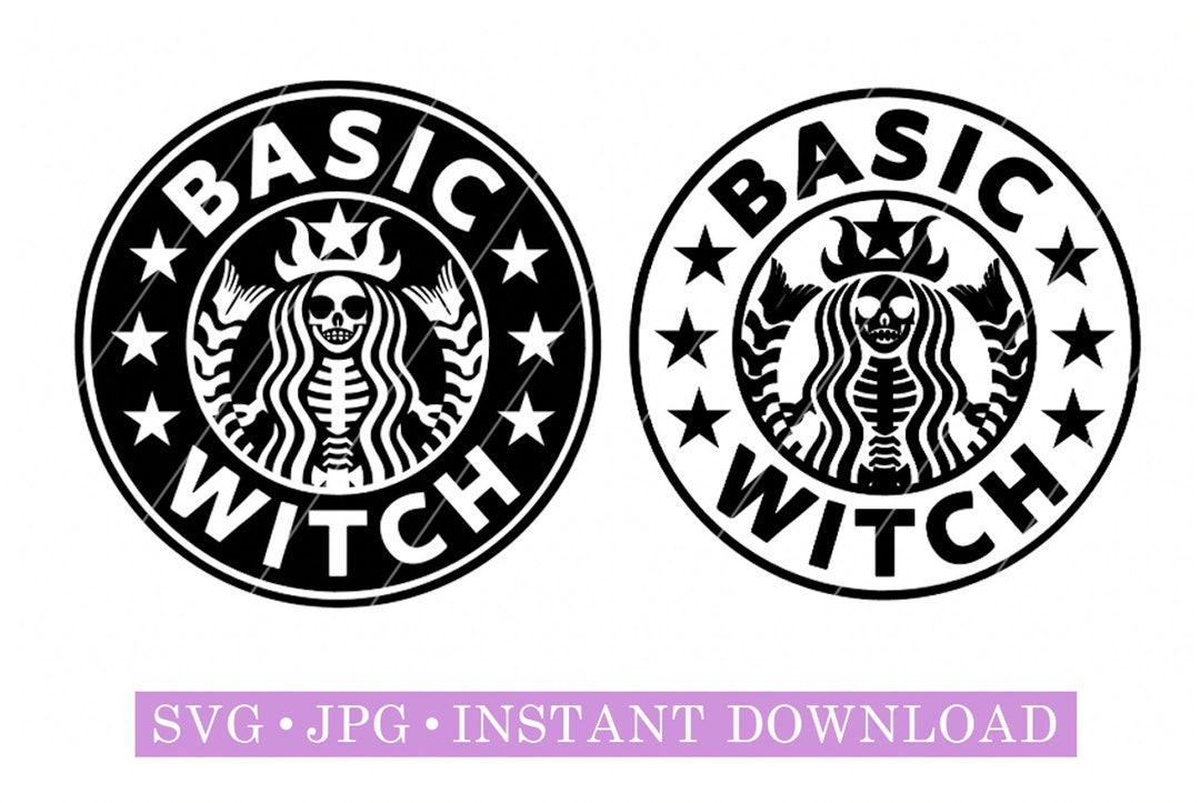 Skeleton Basic Witch | Digital File | SVG | JPG | Instant Download ...