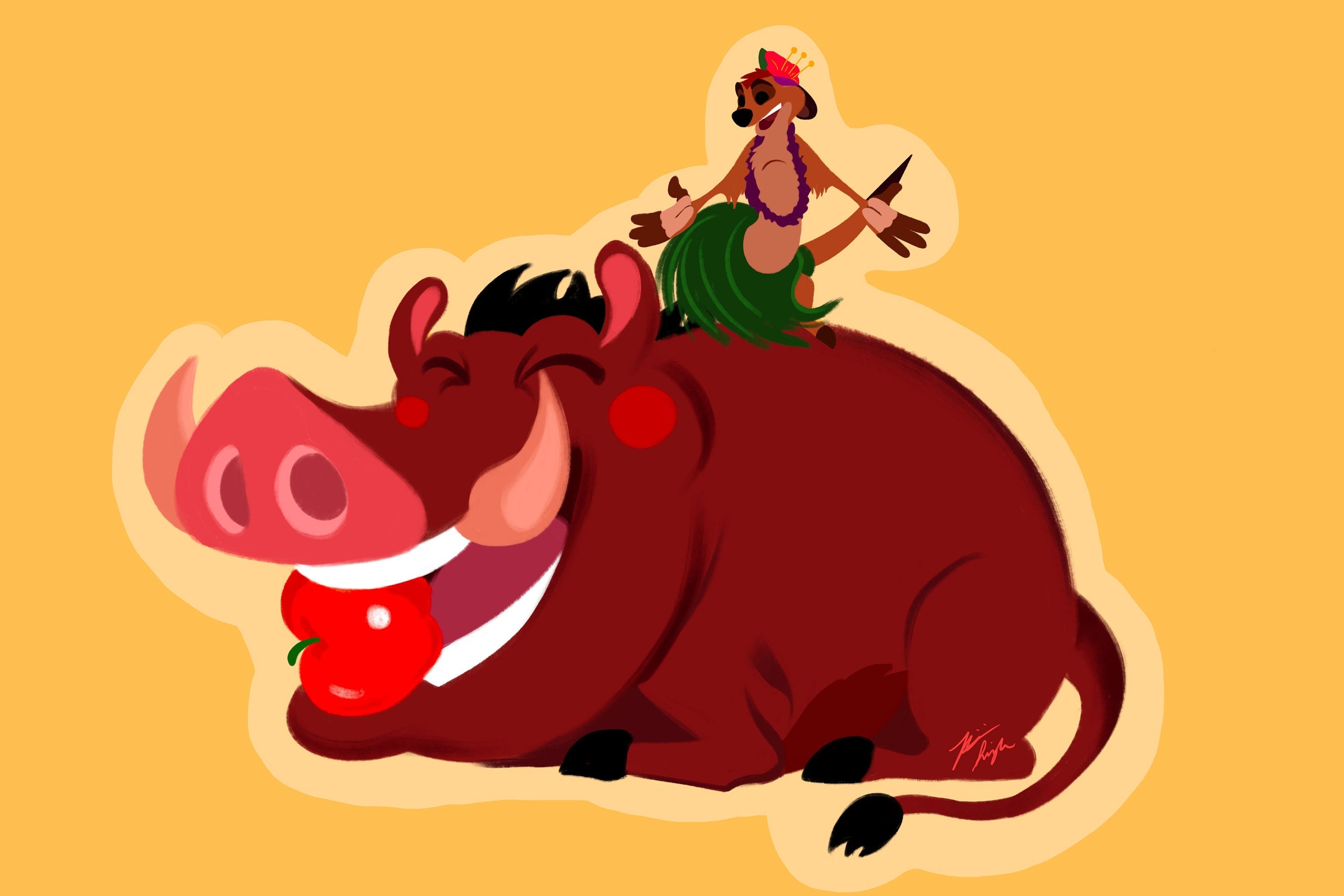 The Lion King Timon And Pumba Hula Song