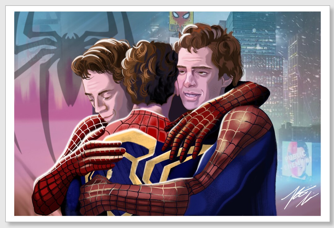 Spidey-hug Sticker - Etsy