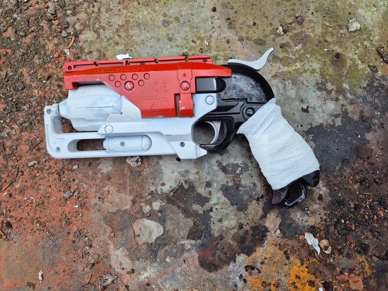 Nerf Gun Pistol Hammershot Cosplay & Larp Post Apocalyptic/sci-fi - Etsy