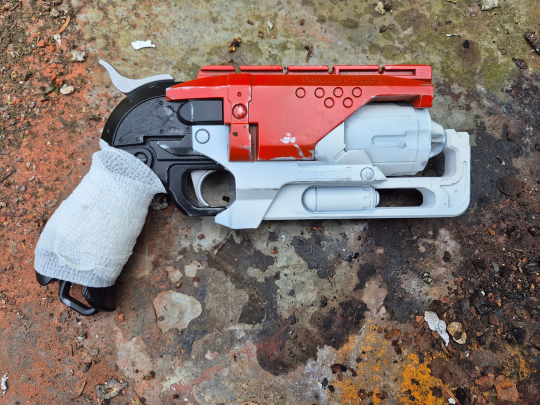 Nerf Gun Pistol Hammershot Cosplay & Larp Post Apocalyptic/sci-fi - Etsy