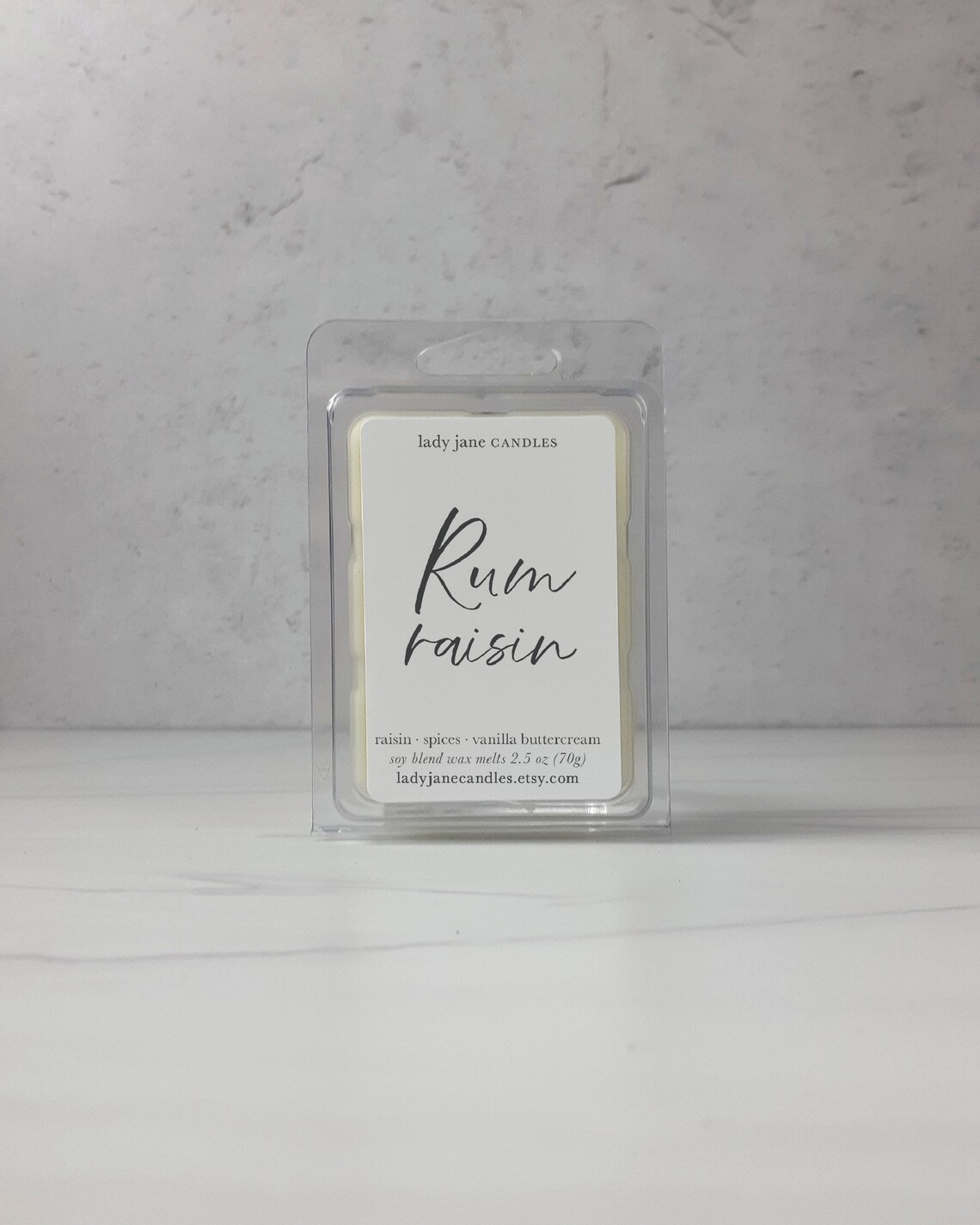 Rum Raisin Wax Melts | Highly Scented Wax Melt Bar | Strong Extra ...