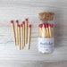 Fancy Matches Safety Matches Red Tips 40 High Quality - Etsy