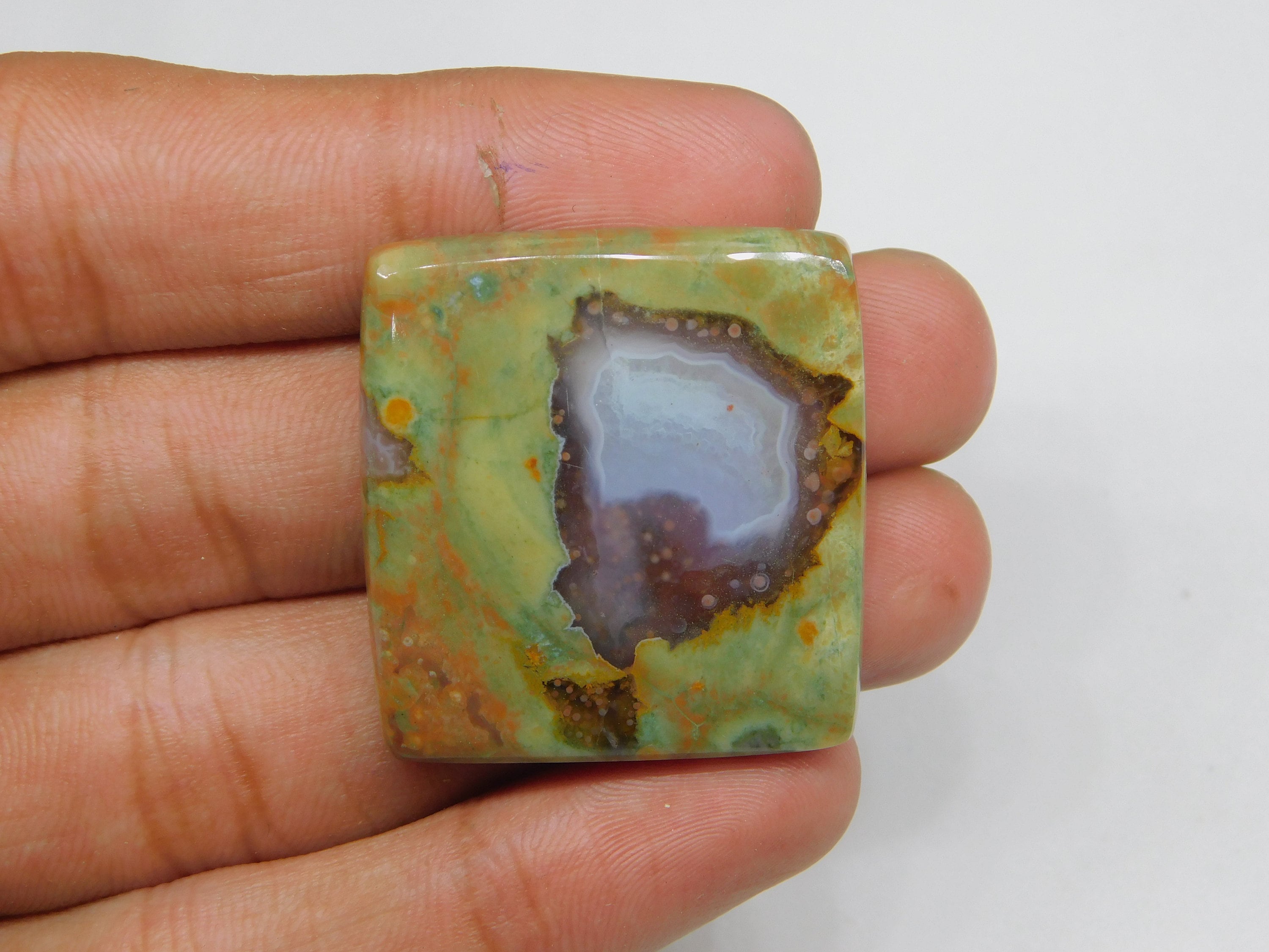Rhyolite Rainforest Jasper Loose Gemstone Handmade Rhyolite - Etsy