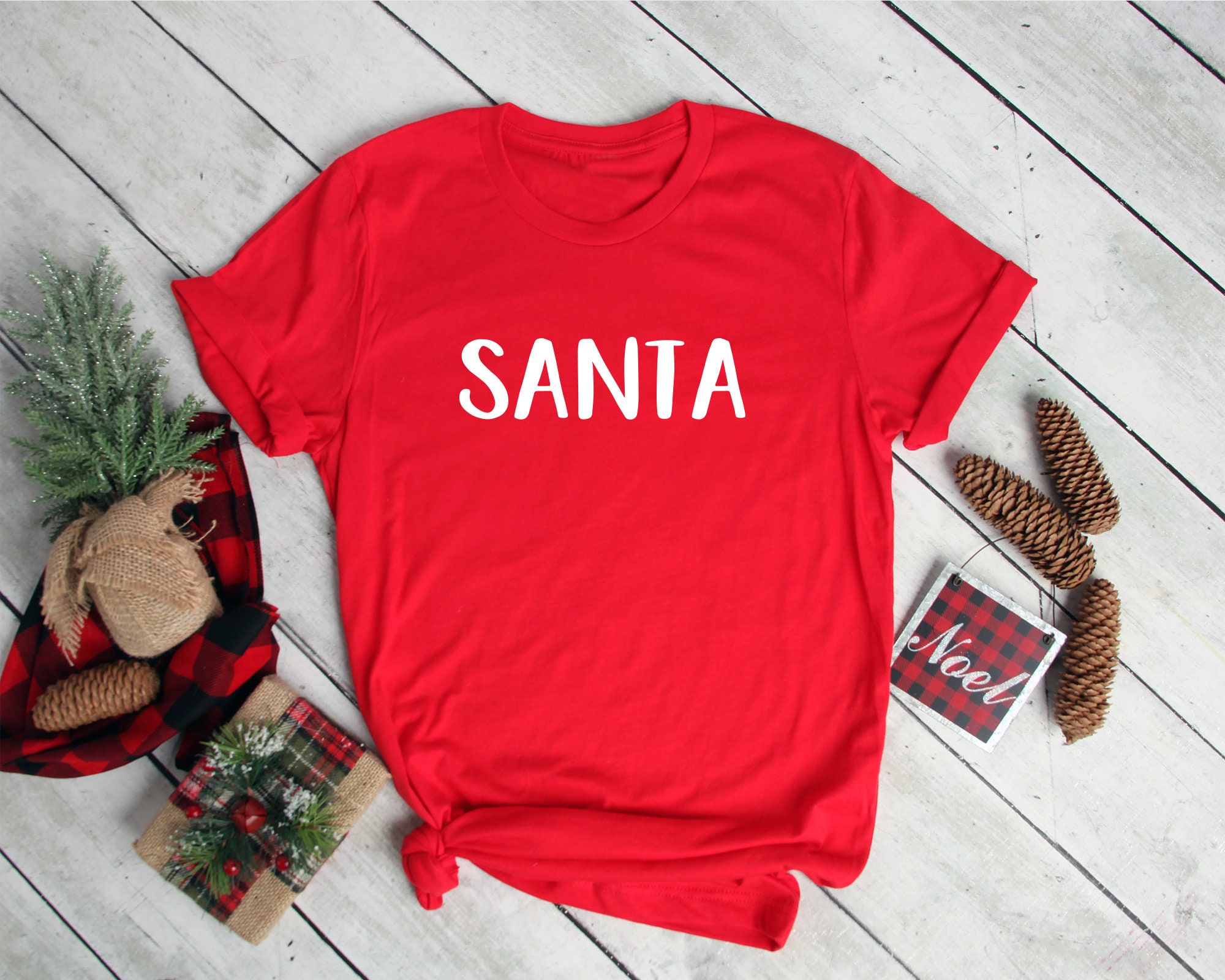 Santa Shirt Santa's Favorite Ho Shirt Couple Christmas | Etsy