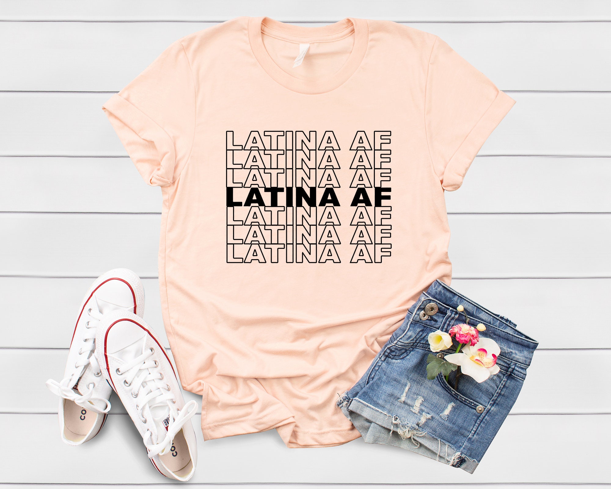 Latina Af Shirt / Latina Tee / Latina clothing / Mexican shirt | Etsy