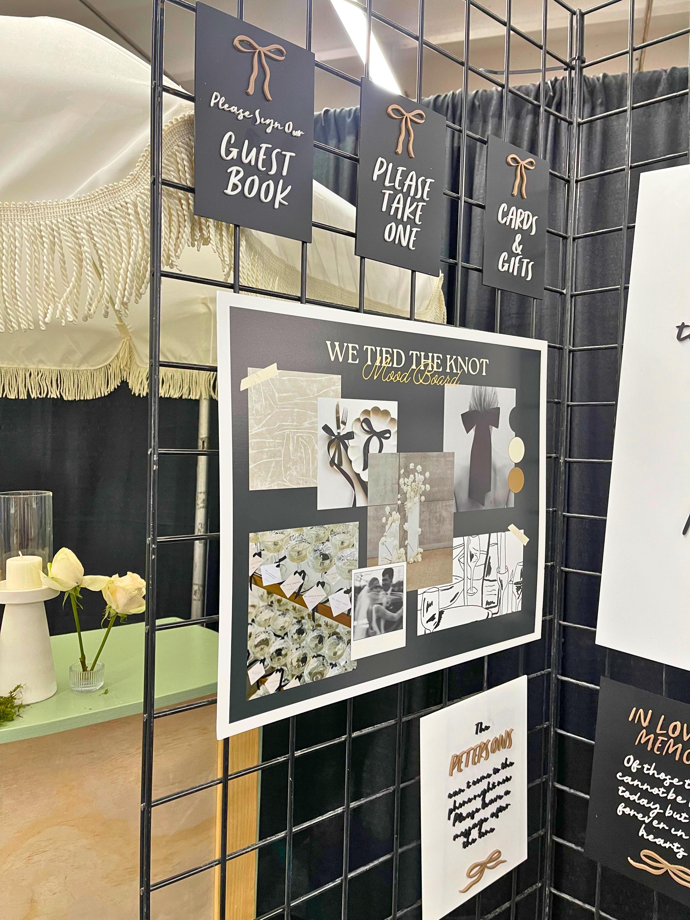Custom Acrylic Memory Table Sign - Personalized Wedding Signage ...