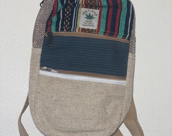 Mini Hemp Backpack Small Backpack Hippie Backpack Briefcase - Etsy
