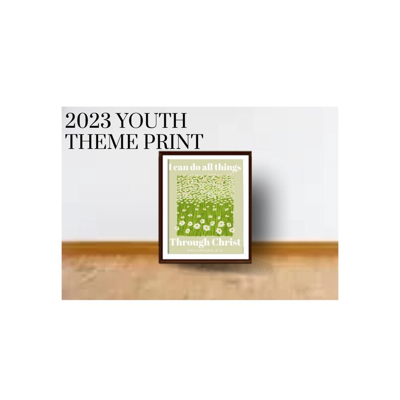 LDS 2023 Youth Young Women's Theme, Printable PDF Download, "i Can Do ...