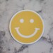 Yellow Smiley Face Sticker - Etsy