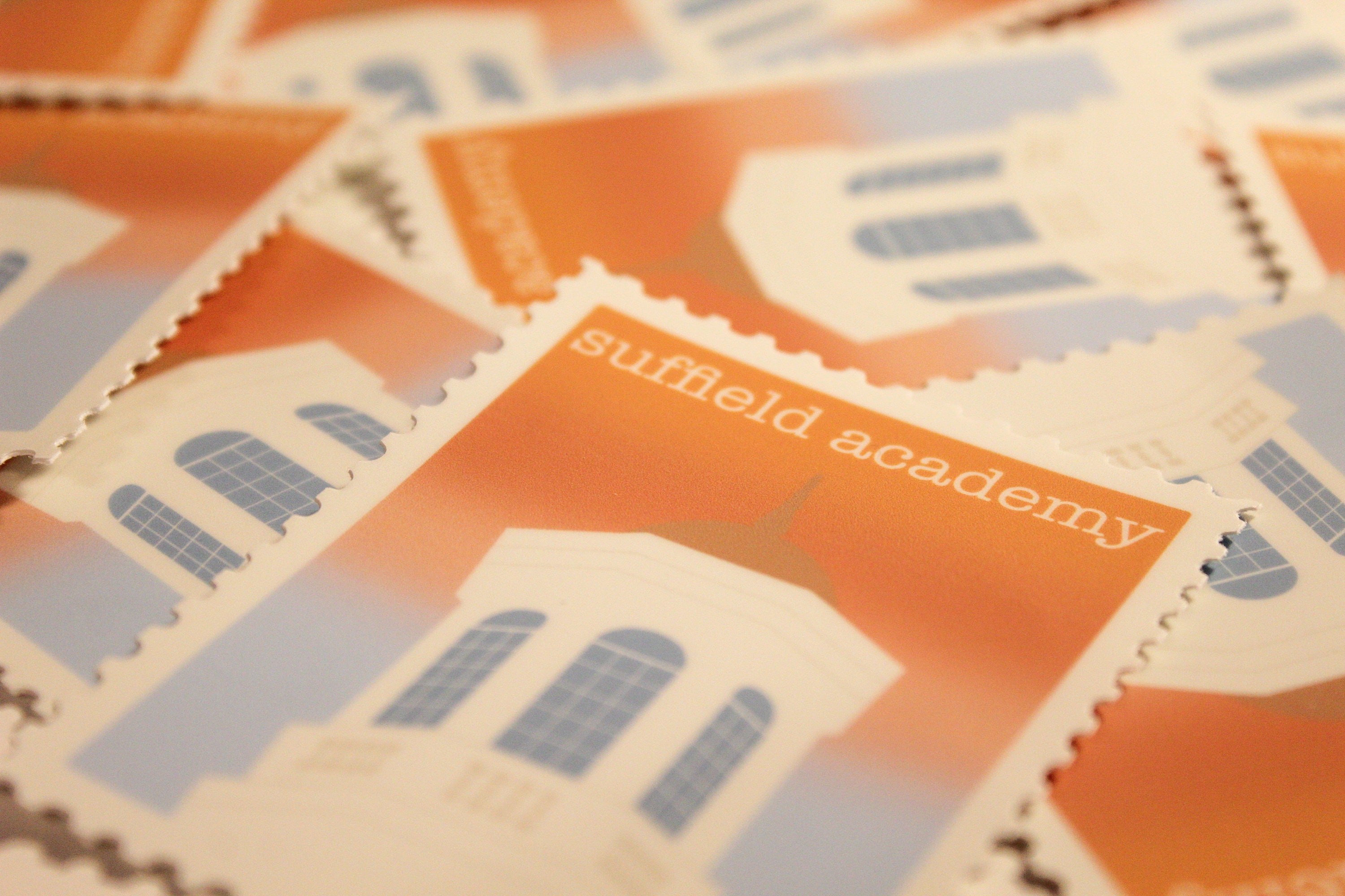 Suffield Academy Sunset Stamp Sticker - Etsy