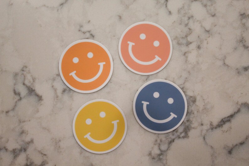 Smiley Face Sticker Pack - Etsy