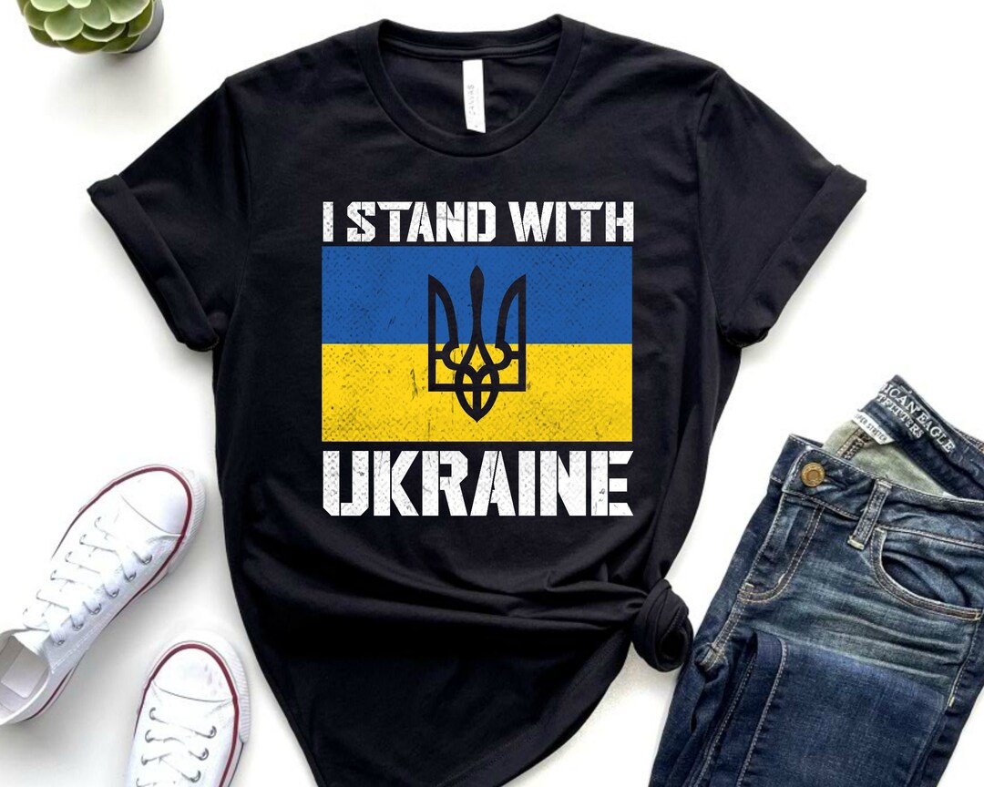 I Stand With Ukraine Shirt, Anti War Shirt Long Sleeve Ukraine Shirt ...