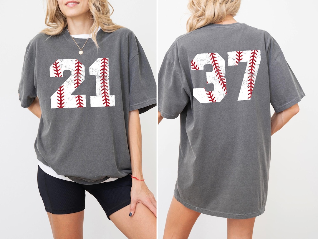 Custom Baseball Number Shirt - Baseball Mom Graphic Tee - Baseball ...