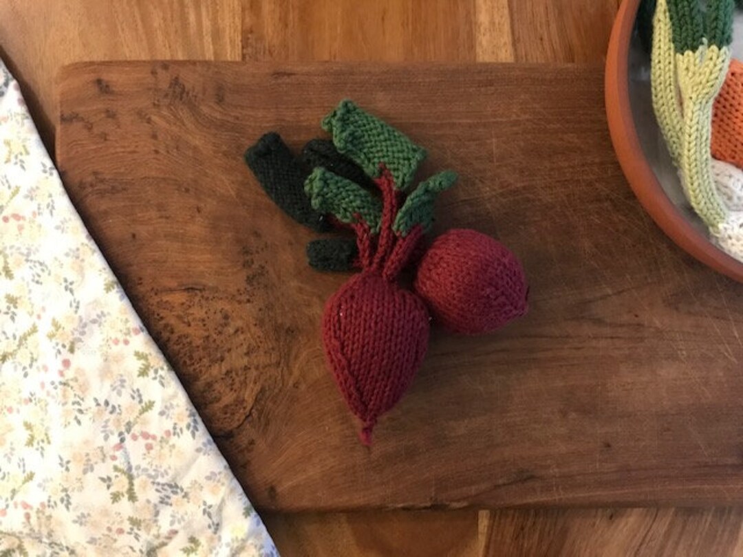Leafy Beet Knitting Pattern - Etsy