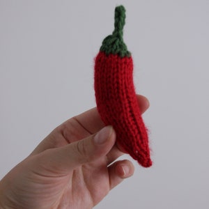 Chili Pepper Knitting Pattern - Etsy
