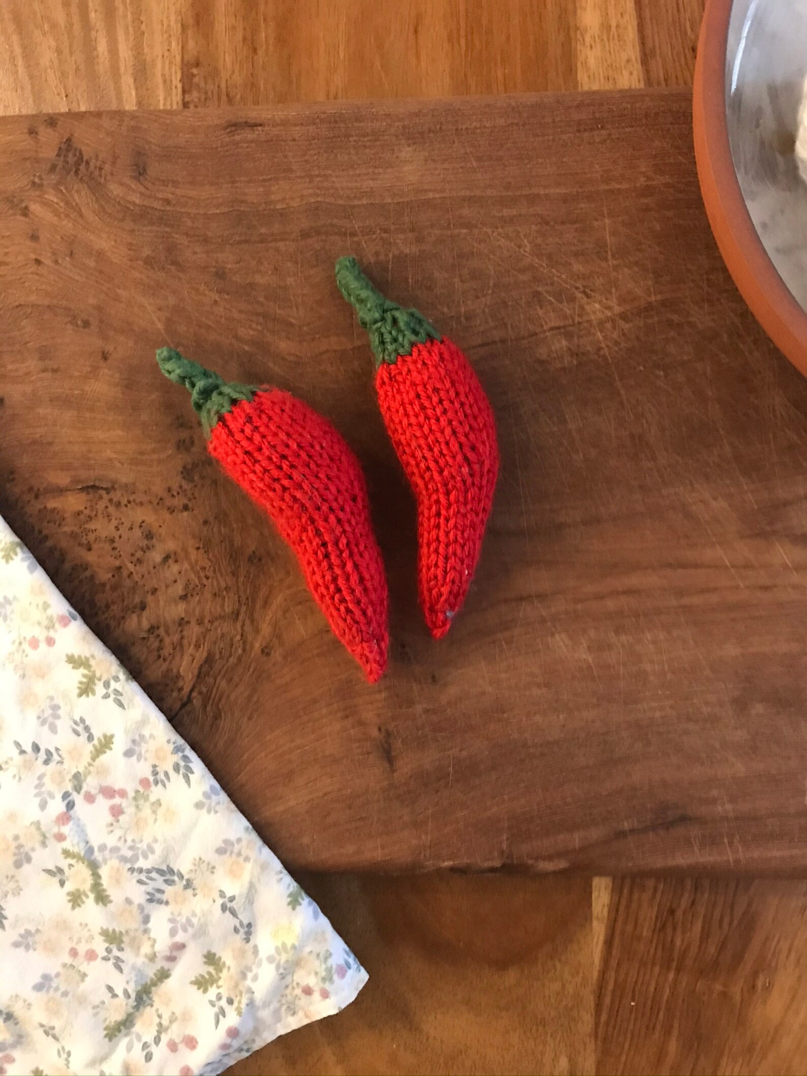 Chili Pepper Knitting Pattern - Etsy