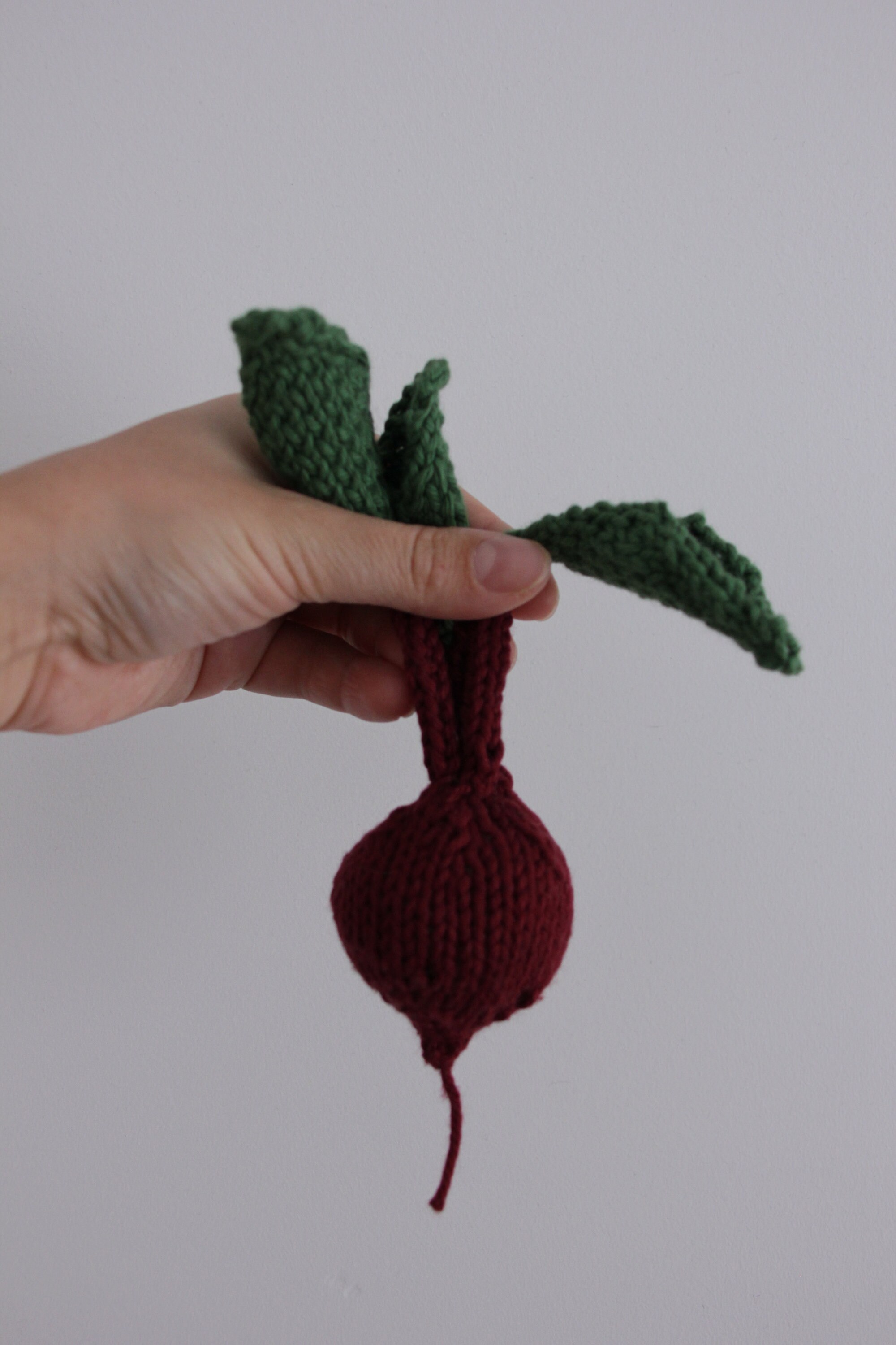 Leafy Beet Knitting Pattern - Etsy