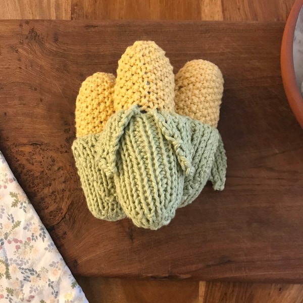 Corn Knitting Pattern - Etsy