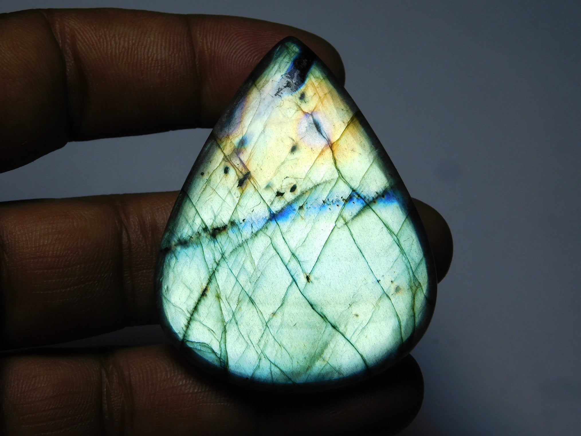 Labradorite Cabochons Spectrolite Labradorite Gemstone - Etsy UK