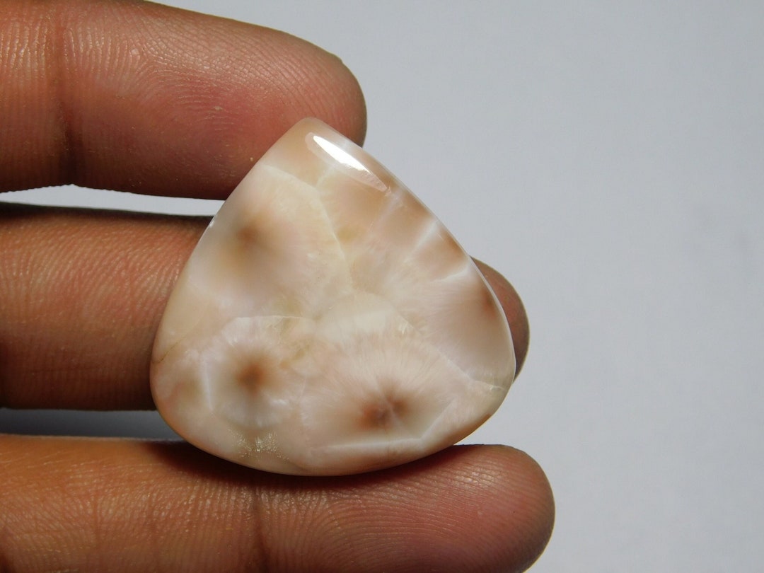 Pink Larimar Gemstone Pink Natrolite Cabochons Thomsonite Loose Semi ...