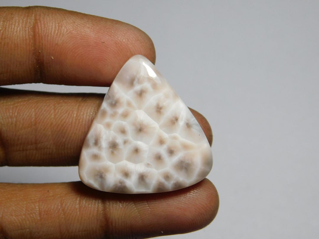 Pink Larimar Gemstone Pink Natrolite Cabochons Thomsonite Loose Semi ...