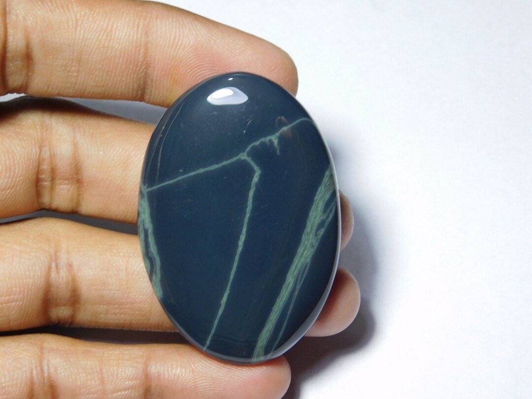 Natural Spider Web Obsidian Smooth Cabochon Spider Web Obsidian Loose ...