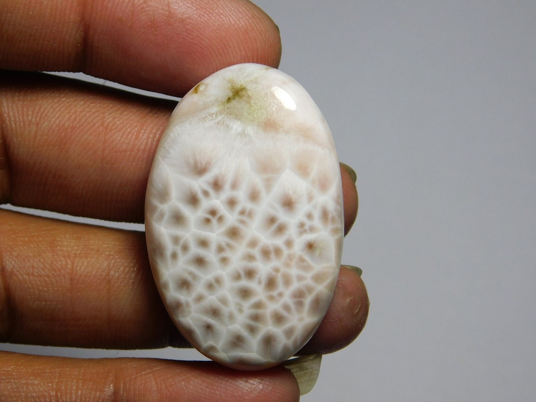 Pink Larimar Gemstone Pink Natrolite Cabochons Thomsonite Loose Semi ...