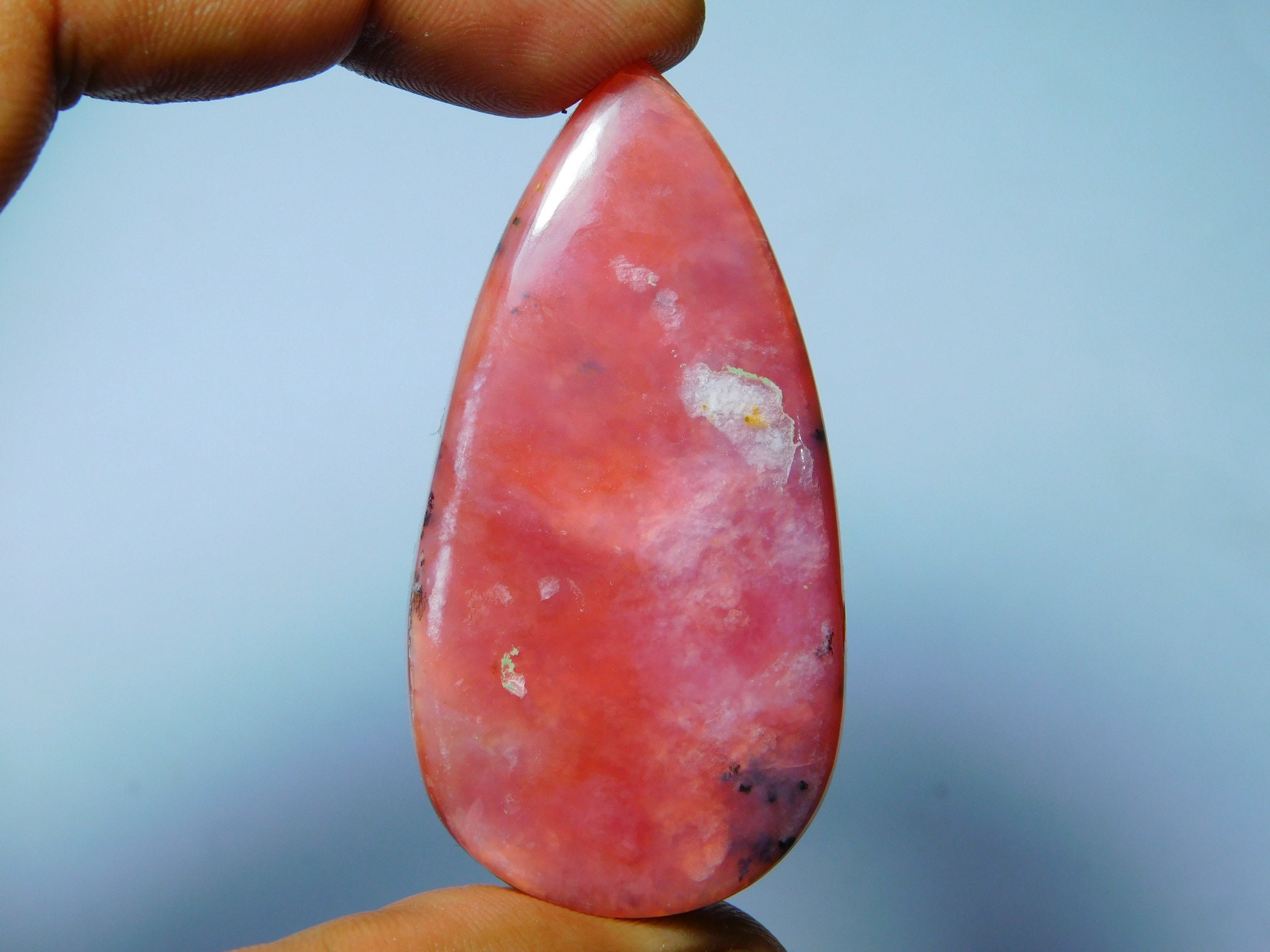 Natural Pink opal Gemstone Pink opal Cabochons Pink opal Loose | Etsy