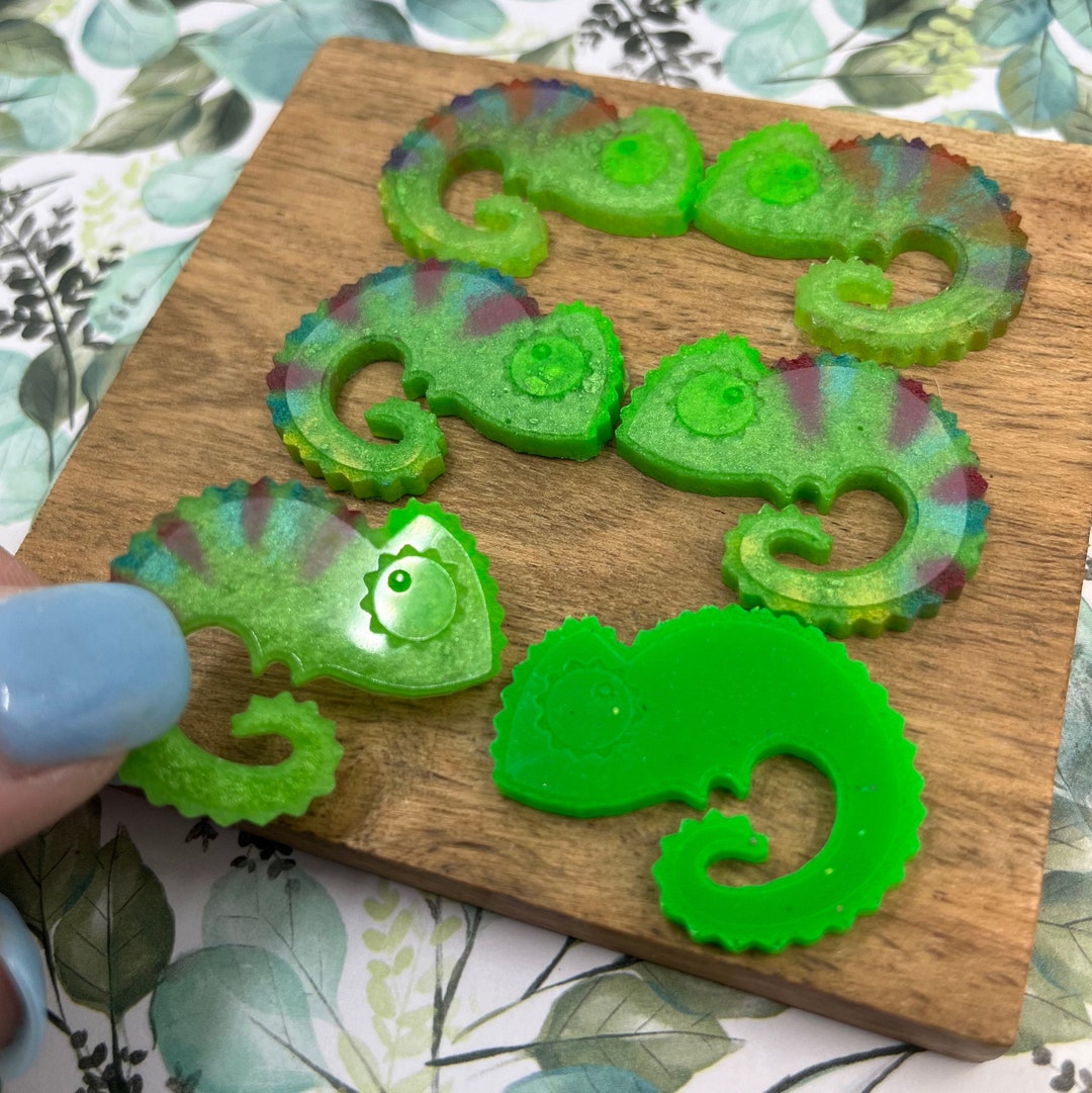 Mini Chameleon Resin for Bone Throwing Osteomancy Bone Casting Cute ...
