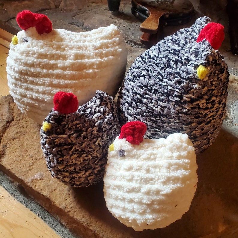 Mama and Mini Mabel Chicken Crochet PATTERN PDF in English, Crochet ...