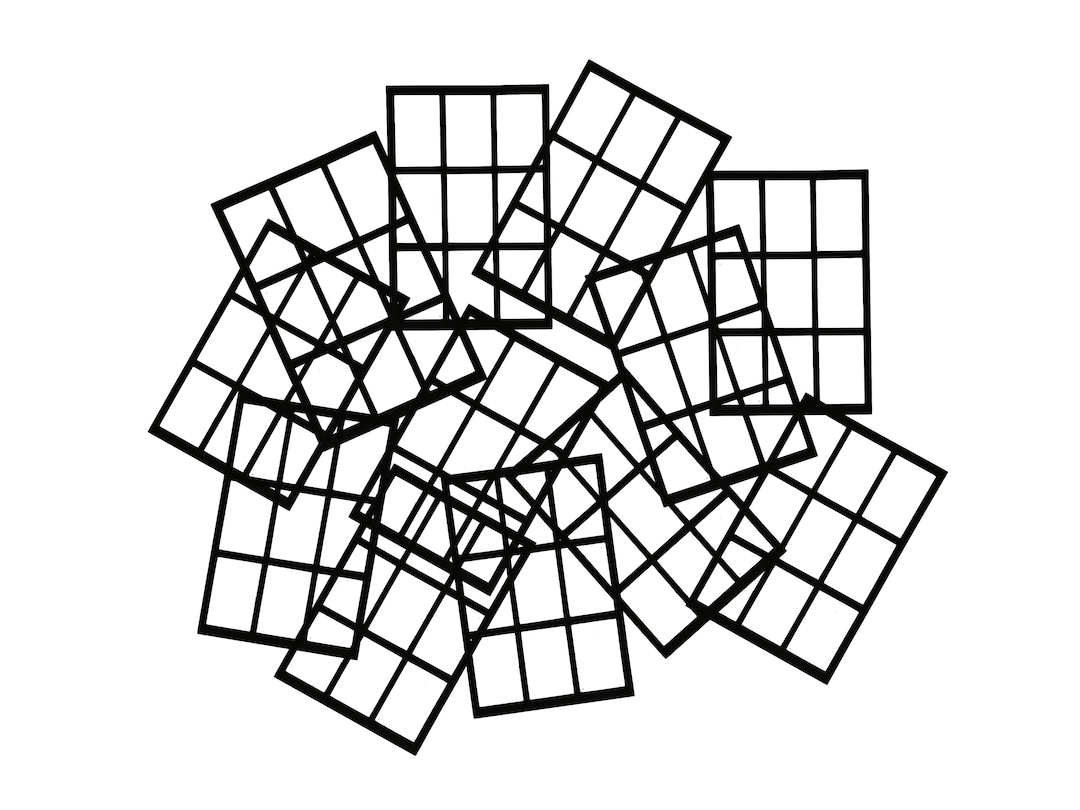 Rectangle Window Cutouts for Scrapbooking, Greeting Card Embellishments ...