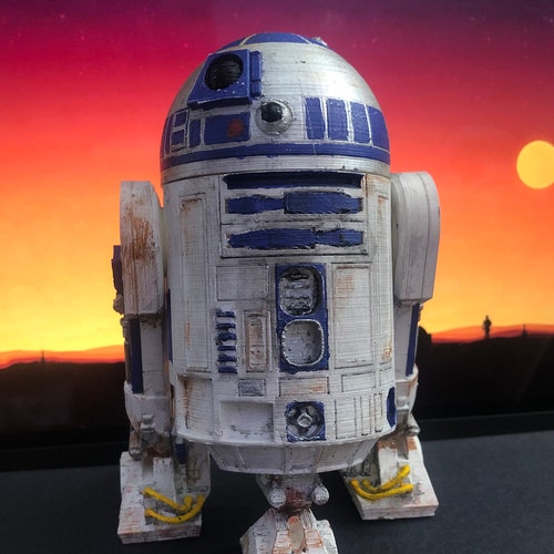 R2D2 3D Printed Replica Model - Etsy