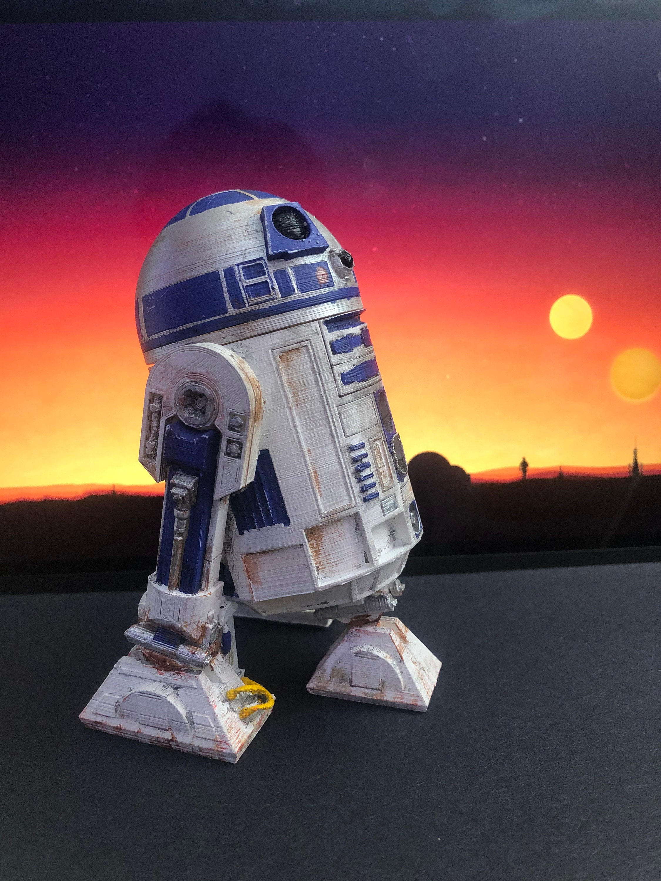 R2D2 3D Printed Replica Model - Etsy