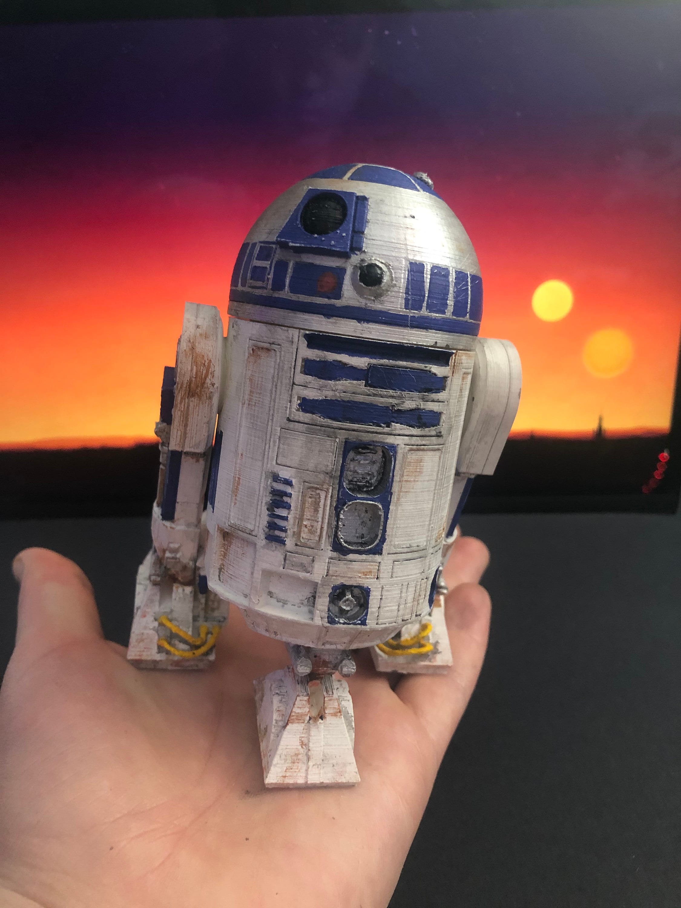 R2D2 3D Printed Replica Model - Etsy