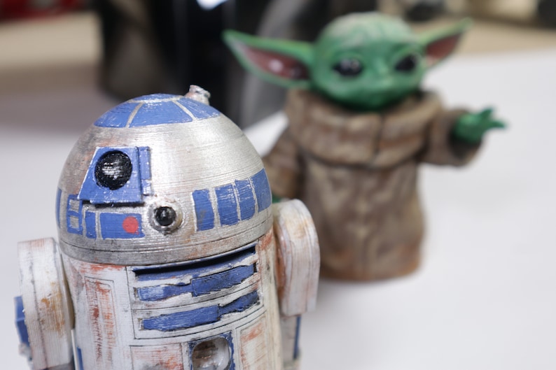R2D2 3D Printed Replica Model - Etsy