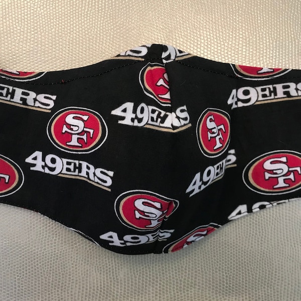 San Francisco 49ers Face Mask - Etsy